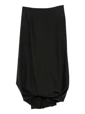 RÓHE Twisted Skirt - Black
