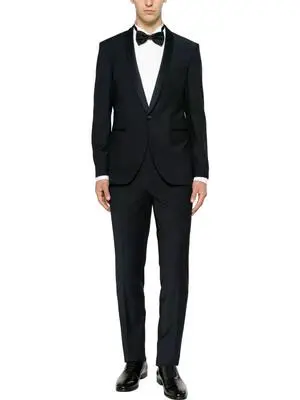 CARLO PIGNATELLI Shawl-lapel Single-breasted Suit - Blue