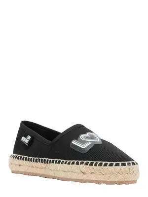 Moschino Printed Espadrilles - Black