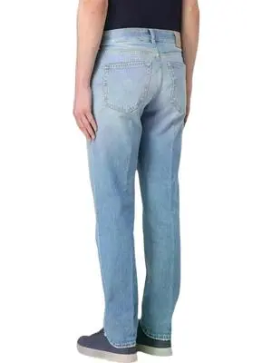 PT TORINO Faded Effect Straight-leg Jeans - Blue