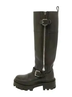 Hermès Jaime Biker Boots - Brown