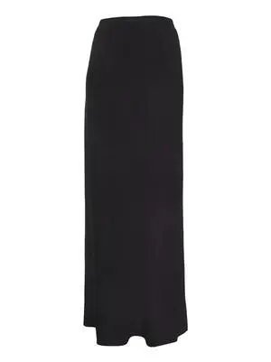 Roberto Cavalli Pleated Paneled Maxi Skirt - Black