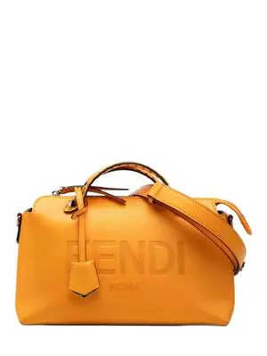 Fendi Leather The Way Satchel - Orange