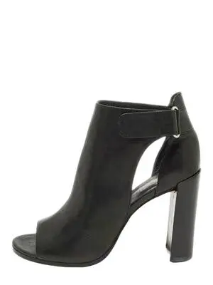 STUART WEITZMAN Openhouse Peep-toe Ankle Boots - Black