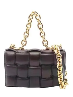 BOTTEGA VENETA Bottega Veneta Nappa Intrecciato Padded Chain Cassette Satchel