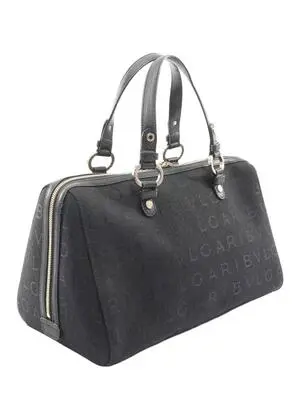 BVLGARI Logomania Boston Bag - Black
