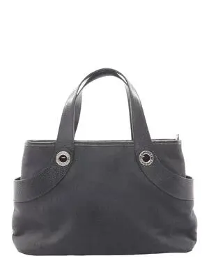 BVLGARI Logomania Canvas Handbag - Black