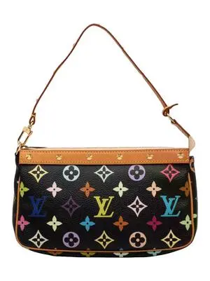 LOUIS VUITTON Louis Vuitton Monogram Multicolore Pochette Accessoires Shoulder Bag Black