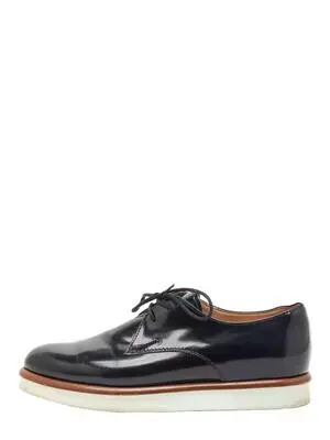 LOUIS VUITTON Lace-up Platform Derby Shoes - Black