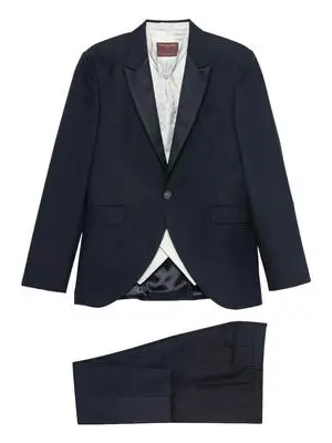 CARLO PIGNATELLI Peaked-lapel Suit - Blue