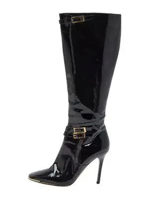 JIMMY CHOO Sheila Buckled Knee-length Boots - Black