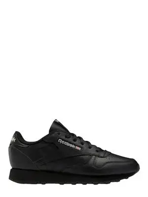 REEBOK Classic Leather Lace-up Sneakers - Black