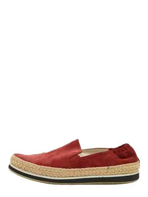 Prada Suede Espadrilles - Red
