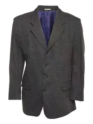Kenzo Single-breasted Wool Blazer - Grey