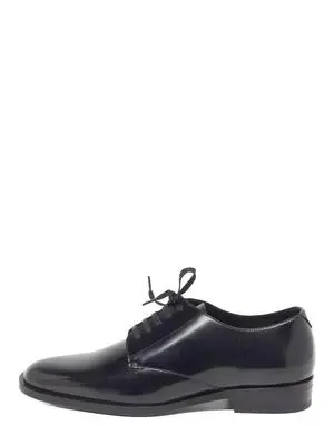 Saint Laurent Patent Leather Derby Shoes - Black