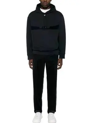 Emporio Armani Corduroy Tailored Trousers - Blue