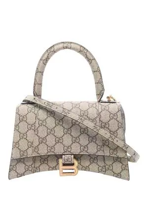Balenciaga The Hacker Project Hourglass Satchel - Neutrals