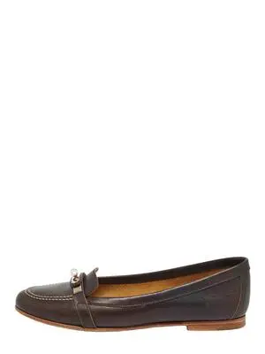 Hermès Pegase Leather Loafers - Brown