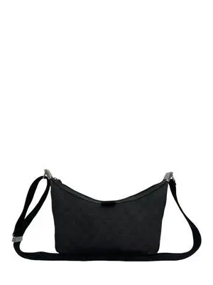 Gucci Gucci GG Canvas Crossbody Bag Black