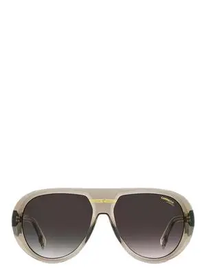 Carrera Eyewear Pilot Sunglasses With Tinted Lenses And Gold-tone Hardware - Grey