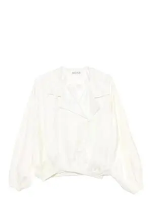 RÓHE Silk Blouson Jacket - Neutrals