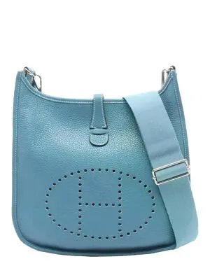 Hermès Clemence Evelyne Pm Bag - Blue