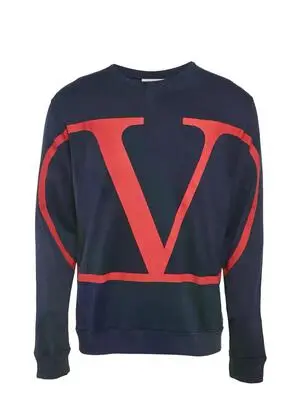 Valentino Garavani Vlogo Hoodie - Blue