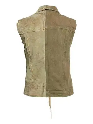 Dolce & Gabbana Fringed Suede Vest - Neutrals
