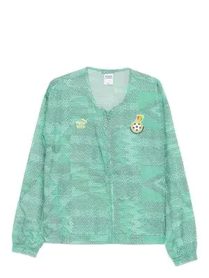 PUMA Geometric Pattern Zip-up Jacket - Green