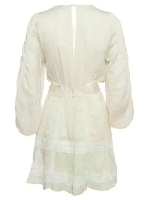 Sandro Alaya Cutout Dress - Neutrals