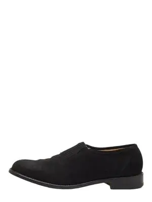 Manolo Blahnik Suede Loafers - Black