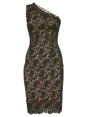 Stella McCartney One-shoulder Mini Dress - Black