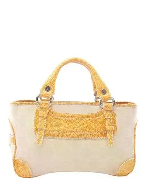 Celine 20th Century Canvas Boogie Bag Handbag - Neutrals