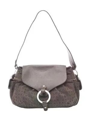 BVLGARI Logomania Flap Shoulder Bag - Brown