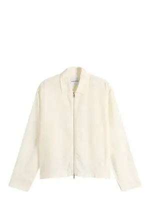 MKI MIYUKI ZOKU Loose Weave Check Rider Jacket - Bone