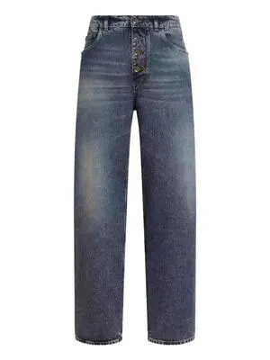 Dolce & Gabbana Multi-coloured Denim Trousers - Blue