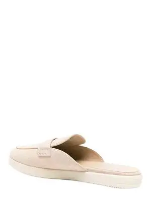 Tory Burch Ballet Logo-plaque Mules - Neutrals