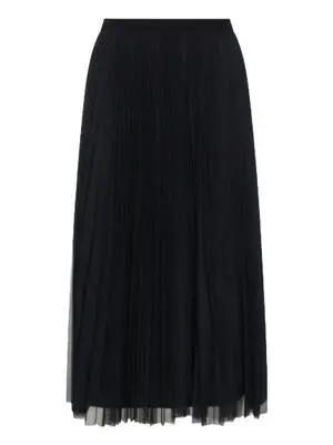 Fabiana Filippi Pleated Tulle Skirt - Black