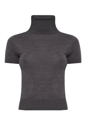 Dsquared2 Short-sleeved High Neck Pullover - Grey
