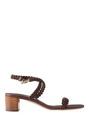 GIANVITO ROSSI Gianvito Rossi Braided Leather Sandals Multicolor