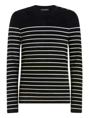 Dolce & Gabbana Virgin Wool Pullover - Blue