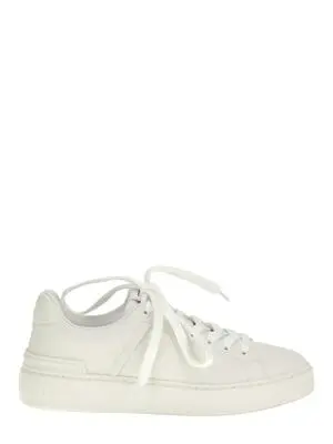 Balmain B-court Lace-up Sneakers - White