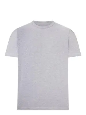 JW Anderson J.w.anderson T-shirt With Anchor Embroidered In Medium Grey Mélange - Multicolor