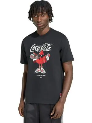 Adidas X Coca-cola Classic Sport Graphic Treffie Tee - Black