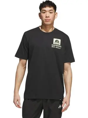 Adidas Clean Buckets Graphic T-shirt - Black