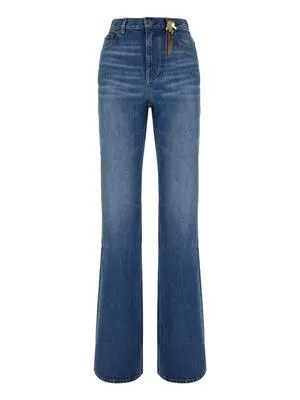 Chloé Embellished Jeans - Multicolor