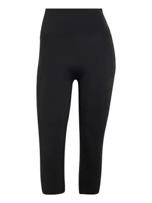 Adidas Optime Workout Contour Capri Leggings - Black