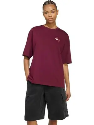 Adidas Floral Graphic T-shirt - Maroon