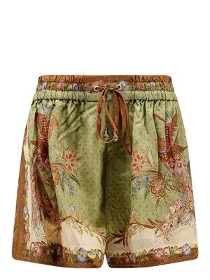 Zimmermann ZIMMERMANN Indra Silk Shorts Multicolor
