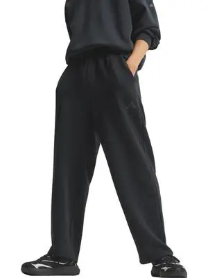 Adidas Soft Lux Straight Leg Pants - Black